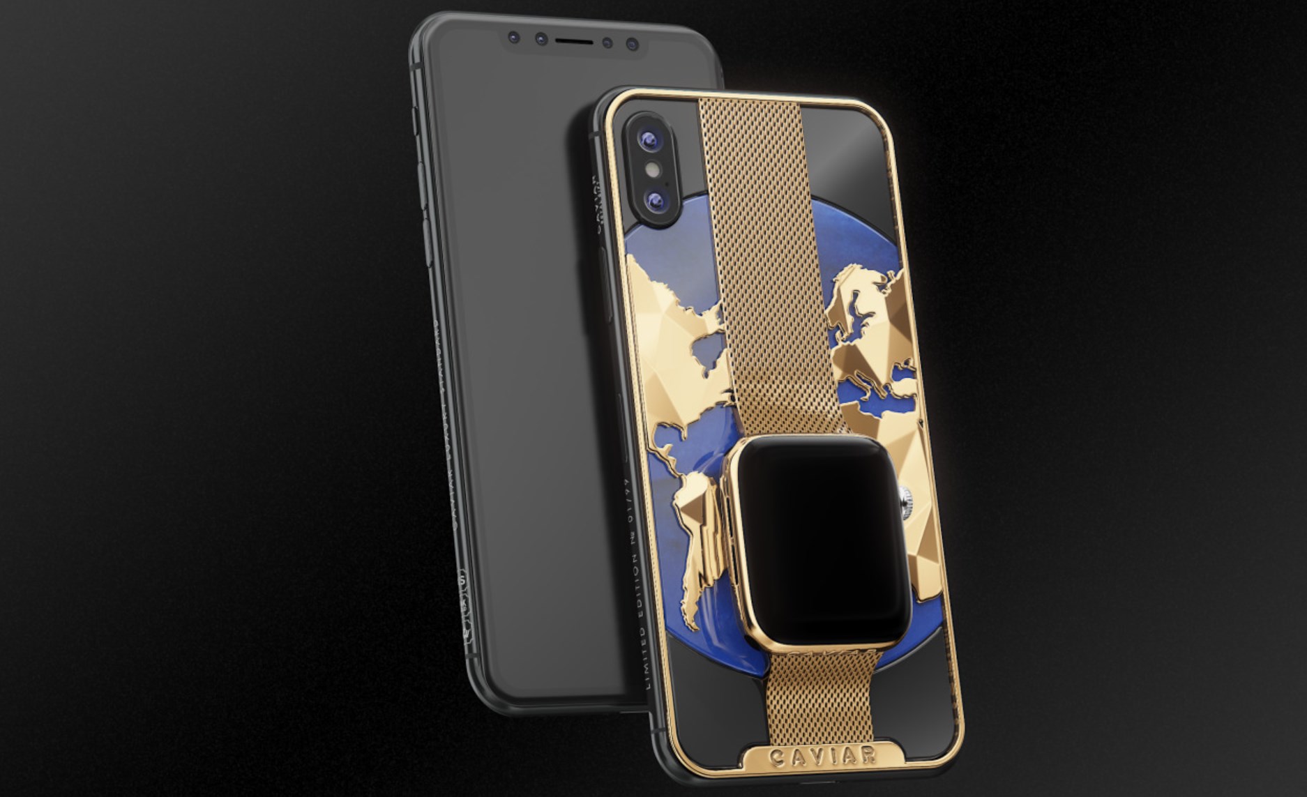 Apple x Caviar : Un iPhone XS max au style audacieux