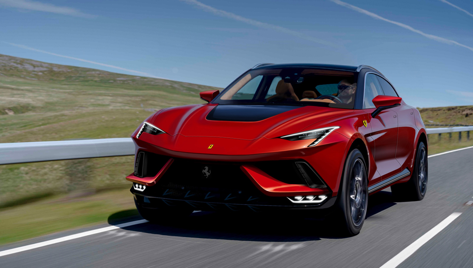 Ferrari Purosangue : Le premier SUV de l'écurie italienne dévoile un ...