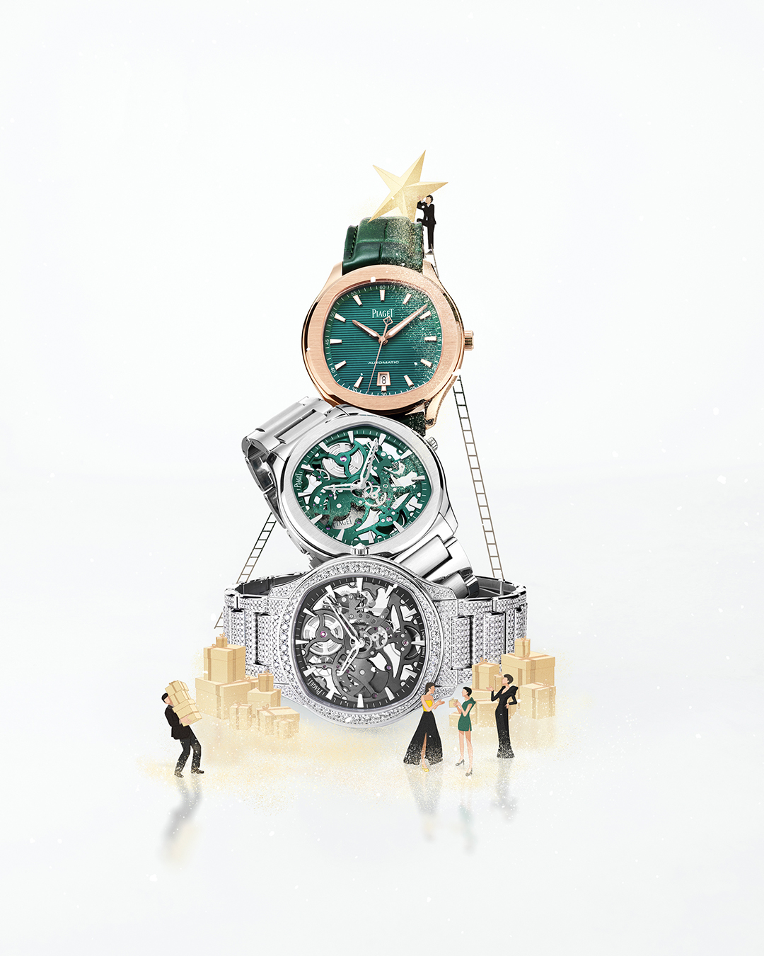 Piaget : La Maison dévoile son chalet de Noël place Vendôme