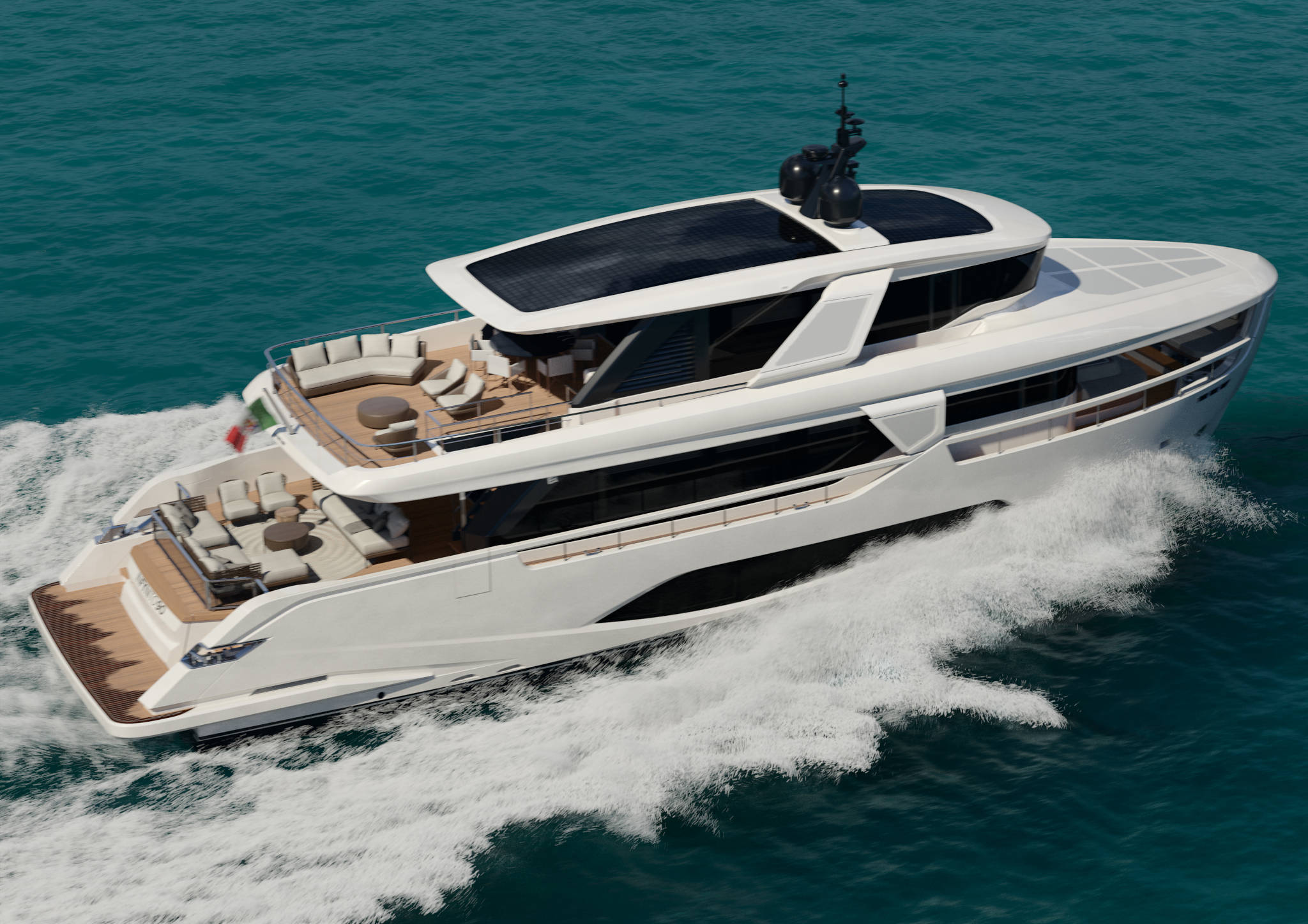 Infynito : Découverte d'un yacht à l'ère du temps signé Ferretti Yachts